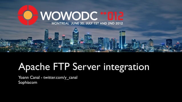 Apache FTP Server Integration | PPT