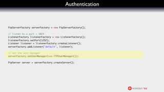 Apache FTP Server Integration | PPT