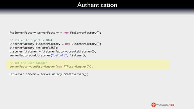 Apache FTP Server Integration | PPT