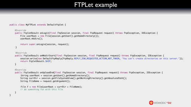 Apache FTP Server Integration | PPT
