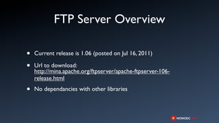 Apache FTP Server Integration | PPT