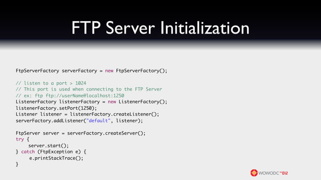 Apache FTP Server Integration | PPT