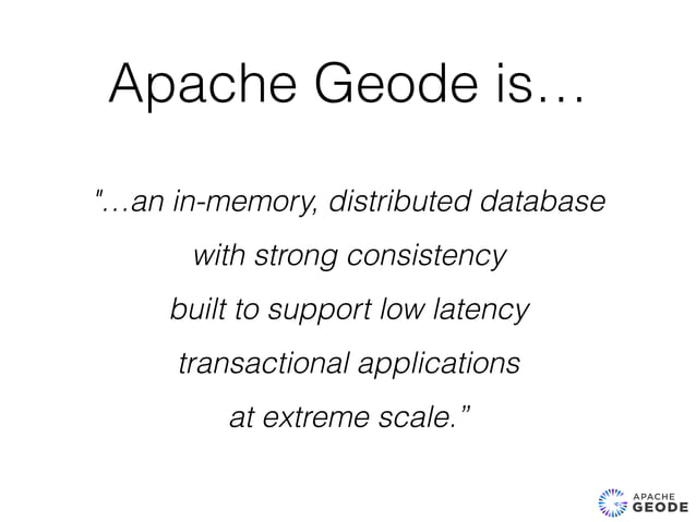Apache Geode - The First Six Months | PPT | Free Download