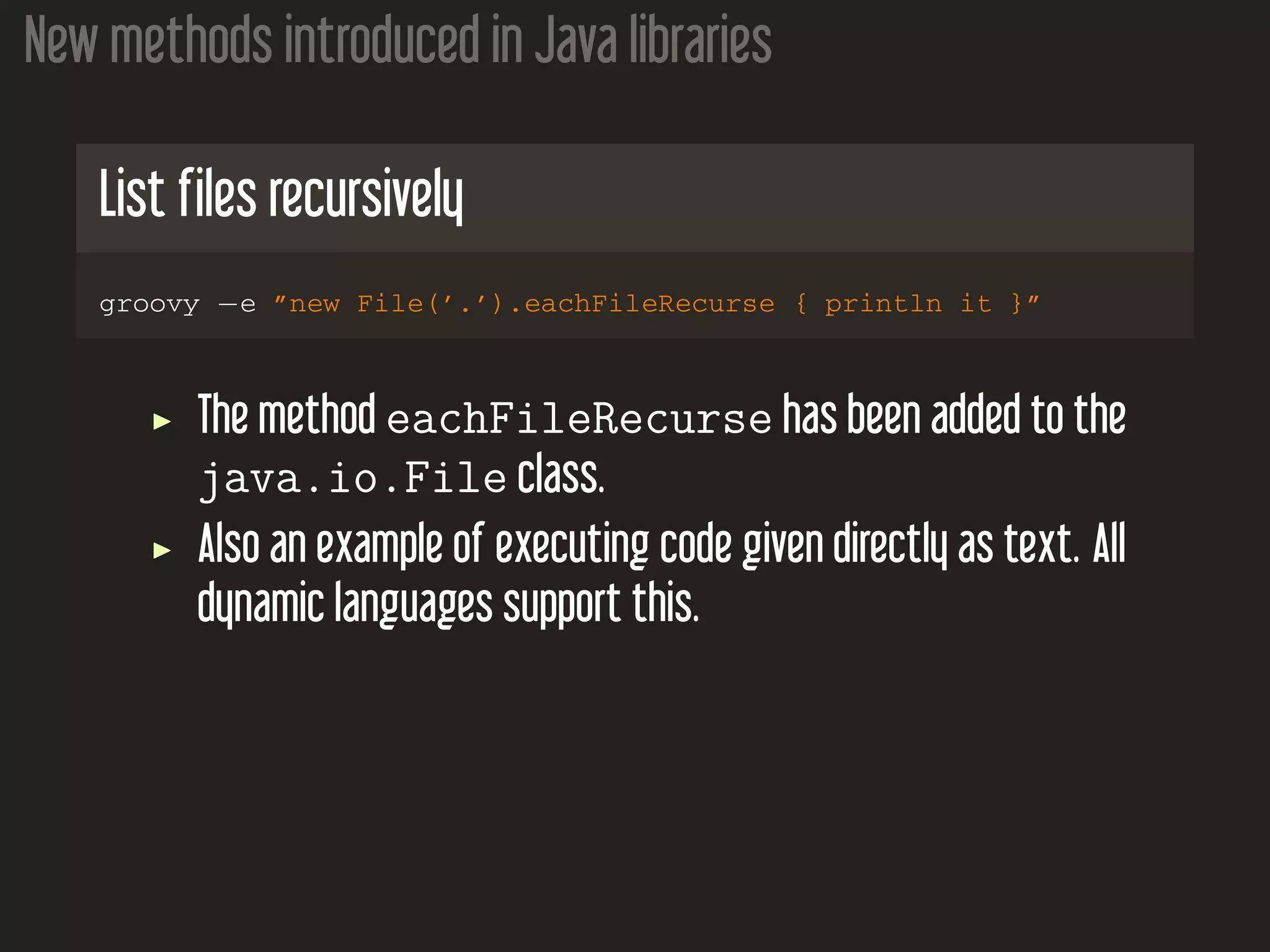 Apache Groovy: the language and the ecosystem | PPT