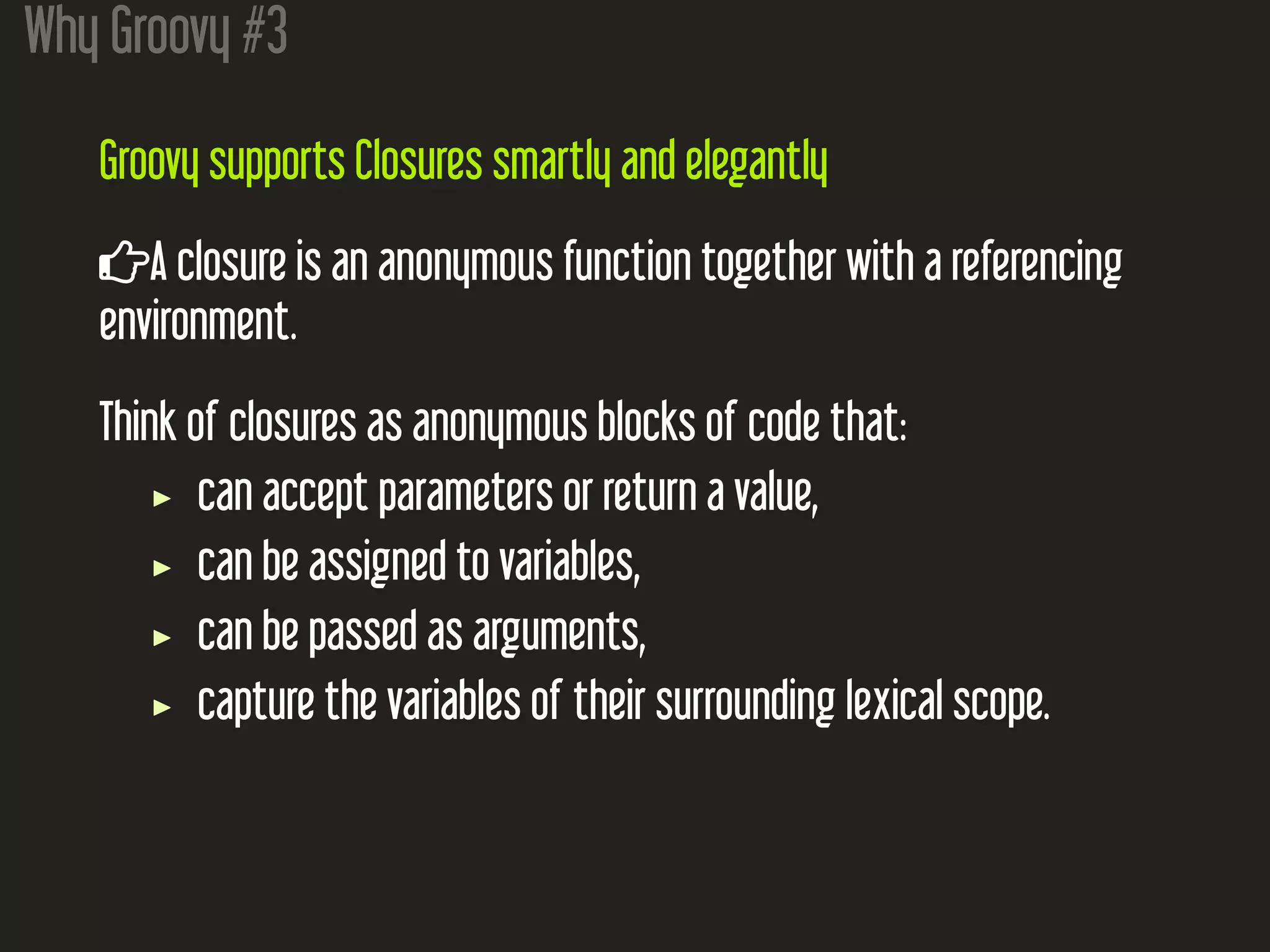 Apache Groovy: the language and the ecosystem | PPT