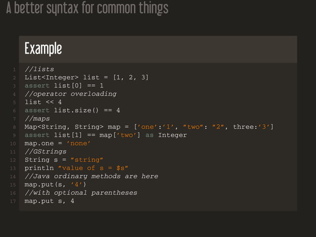 Apache Groovy: the language and the ecosystem | PPT