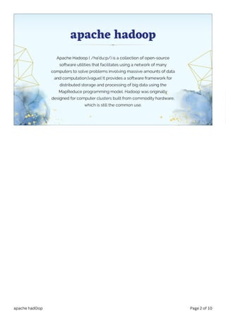 apache hadOop.pdf