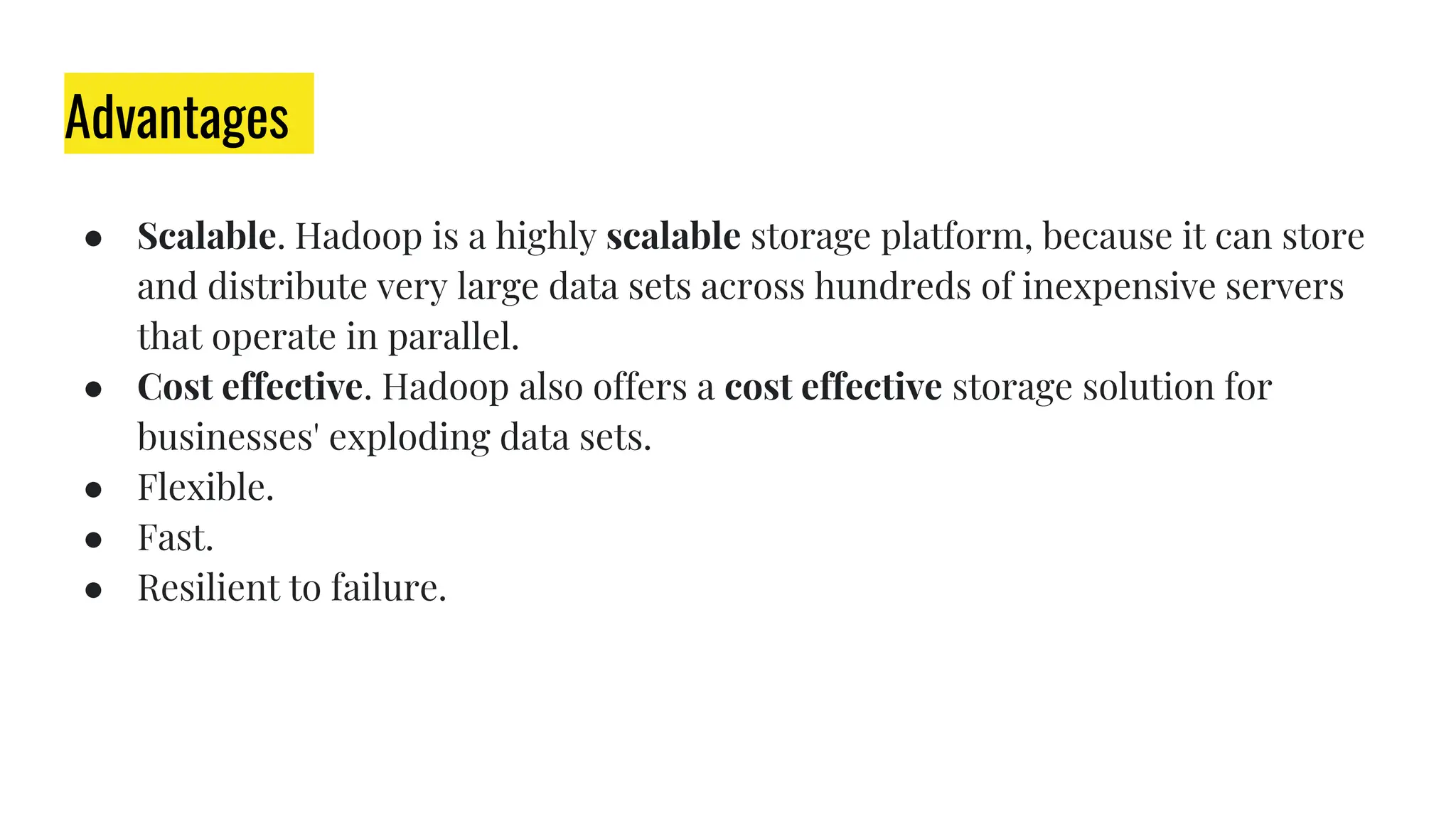 Fundamentals Of Apache Hadoop In Bigdata Pptx Databases Computer