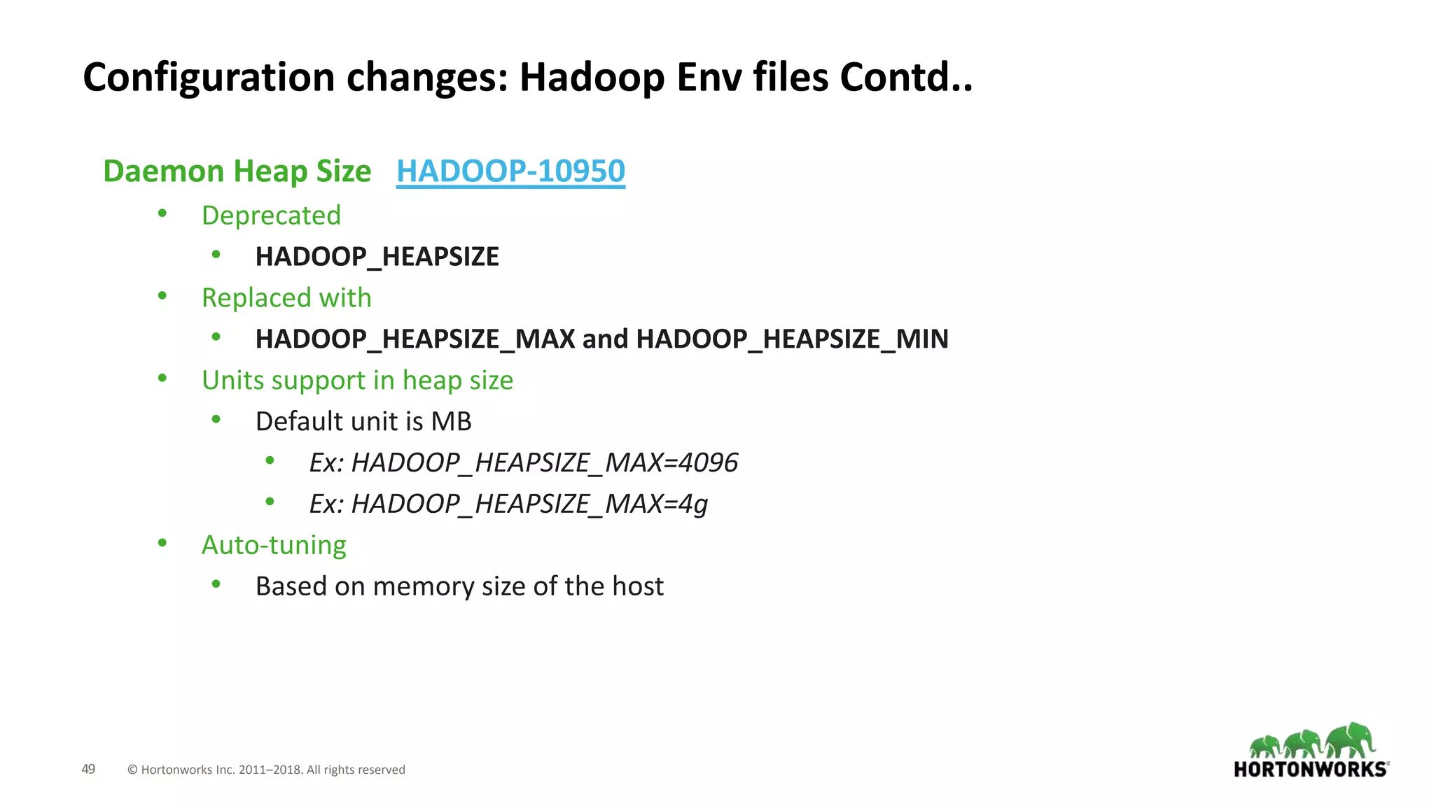 Apache Hadoop 3 updates with migration story | PPT
