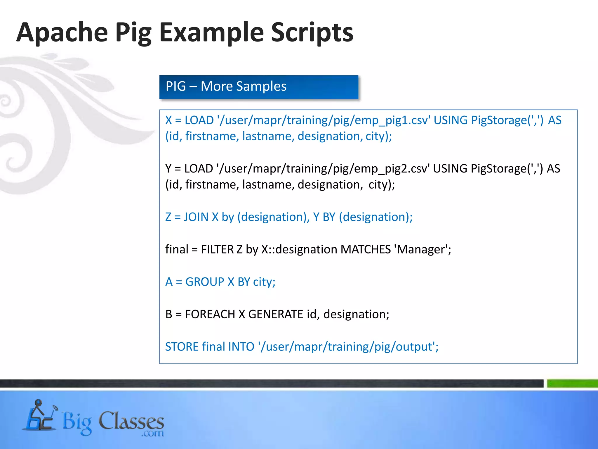 Apache hadoop pig overview and introduction | PPT