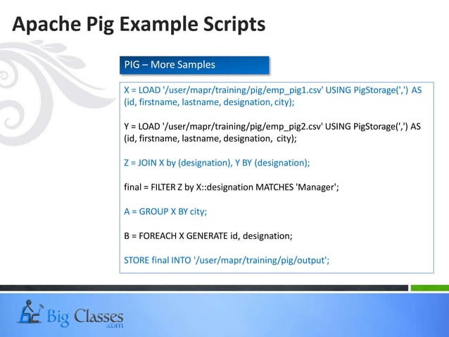 Apache hadoop pig overview and introduction | PPT
