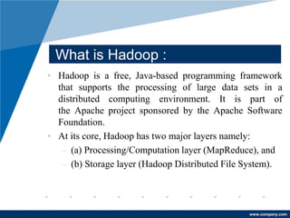 Apache hadoop technology : Beginners | PPT