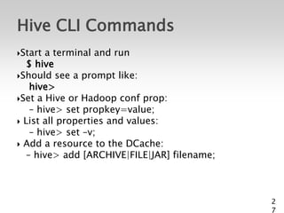 Apache Hive | PPT
