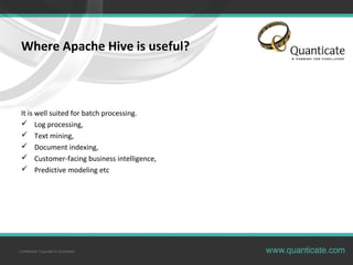 Apache Hive - Introduction | PPT | Databases | Computer Software and Applications