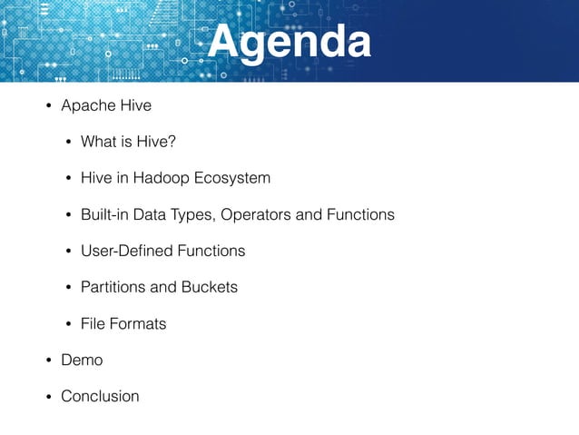 Apache hive | PPT