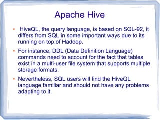 Apache hive1 | PPT
