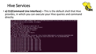 Apache hive introduction | PPT