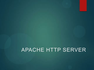 Apache http server | PPT