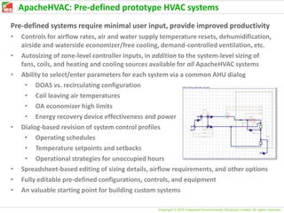 ApacheHVAC in VE 6.1.1, 6.3, and 6.4.0.5 (July 2011) | PPTX