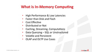 GridGain 6.0: Open Source In-Memory Computing Platform - Nikita Ivanov | PPT