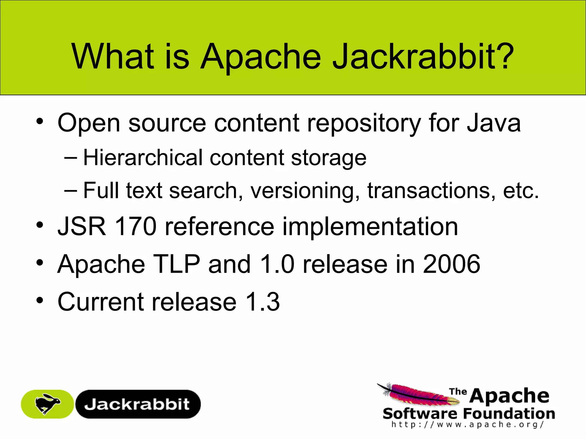 JCR Content Management | PPT