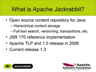 JCR Content Management | PPT