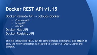 Apache jclouds and Docker | PDF