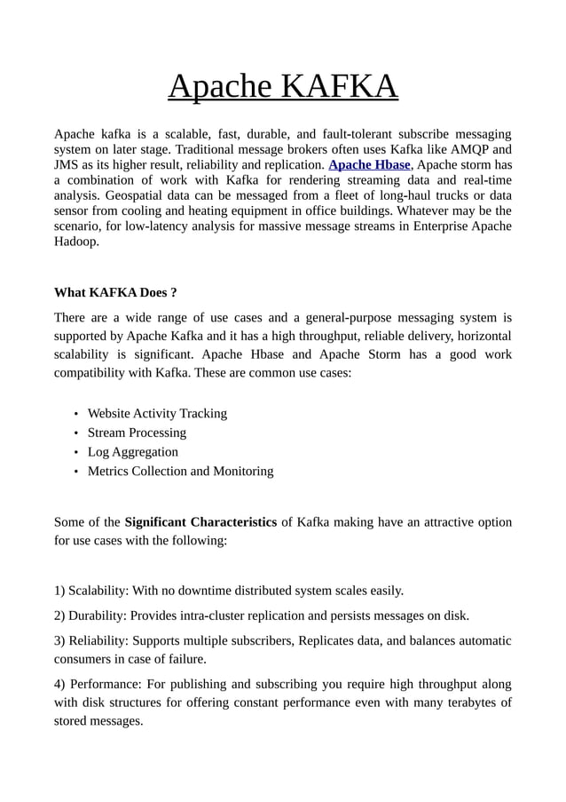 Apache kafka | PDF