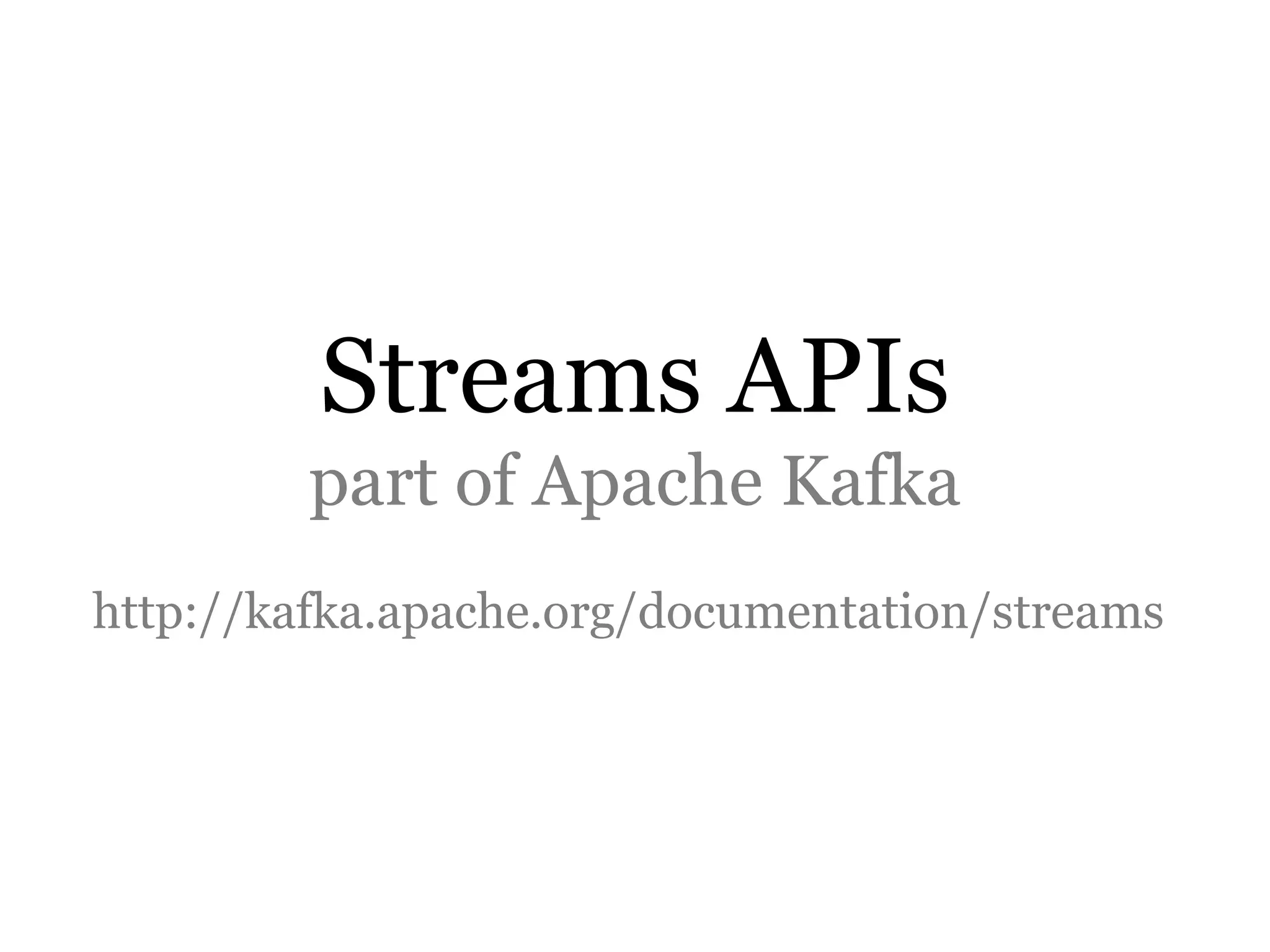 Apache Kafka A Distributed Streaming Platform Ppt
