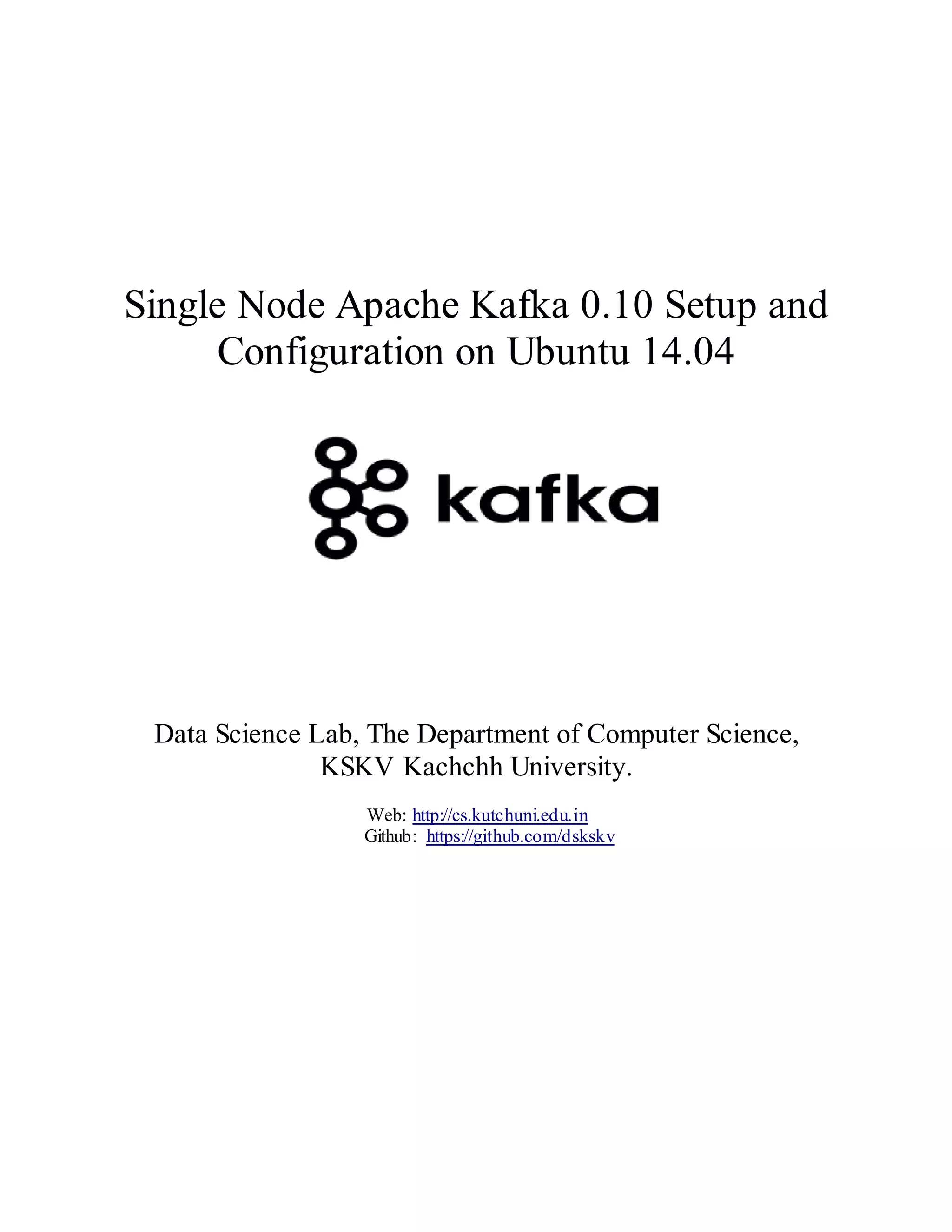 Apache Kafka Configuration Guide Pdf
