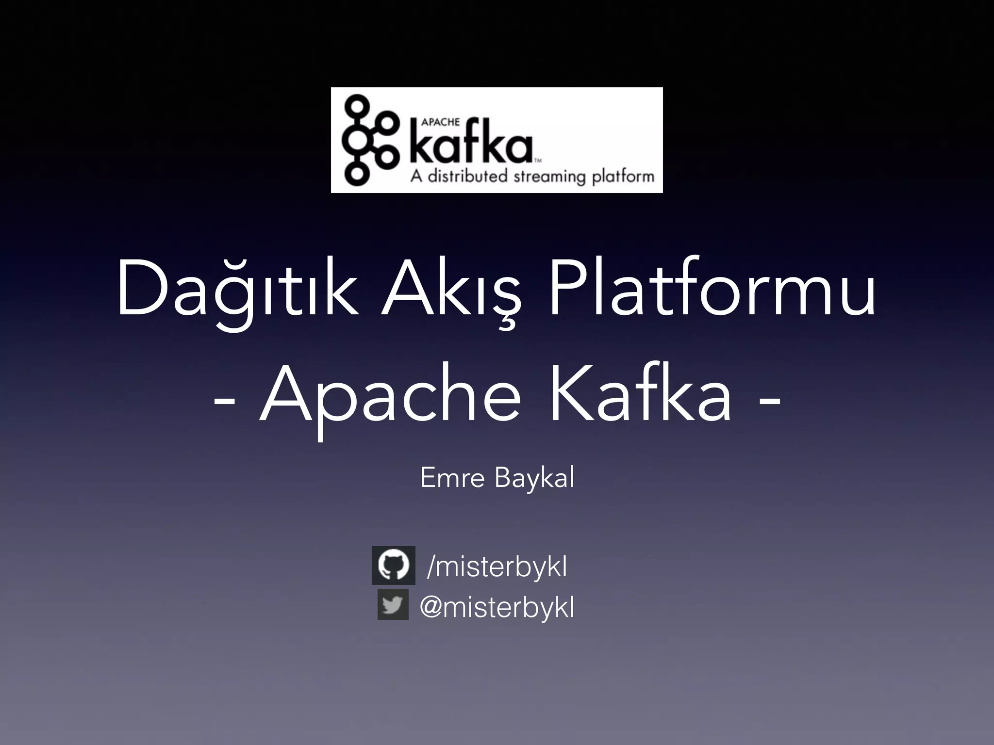 Apache Kafka Nedir? | PPT