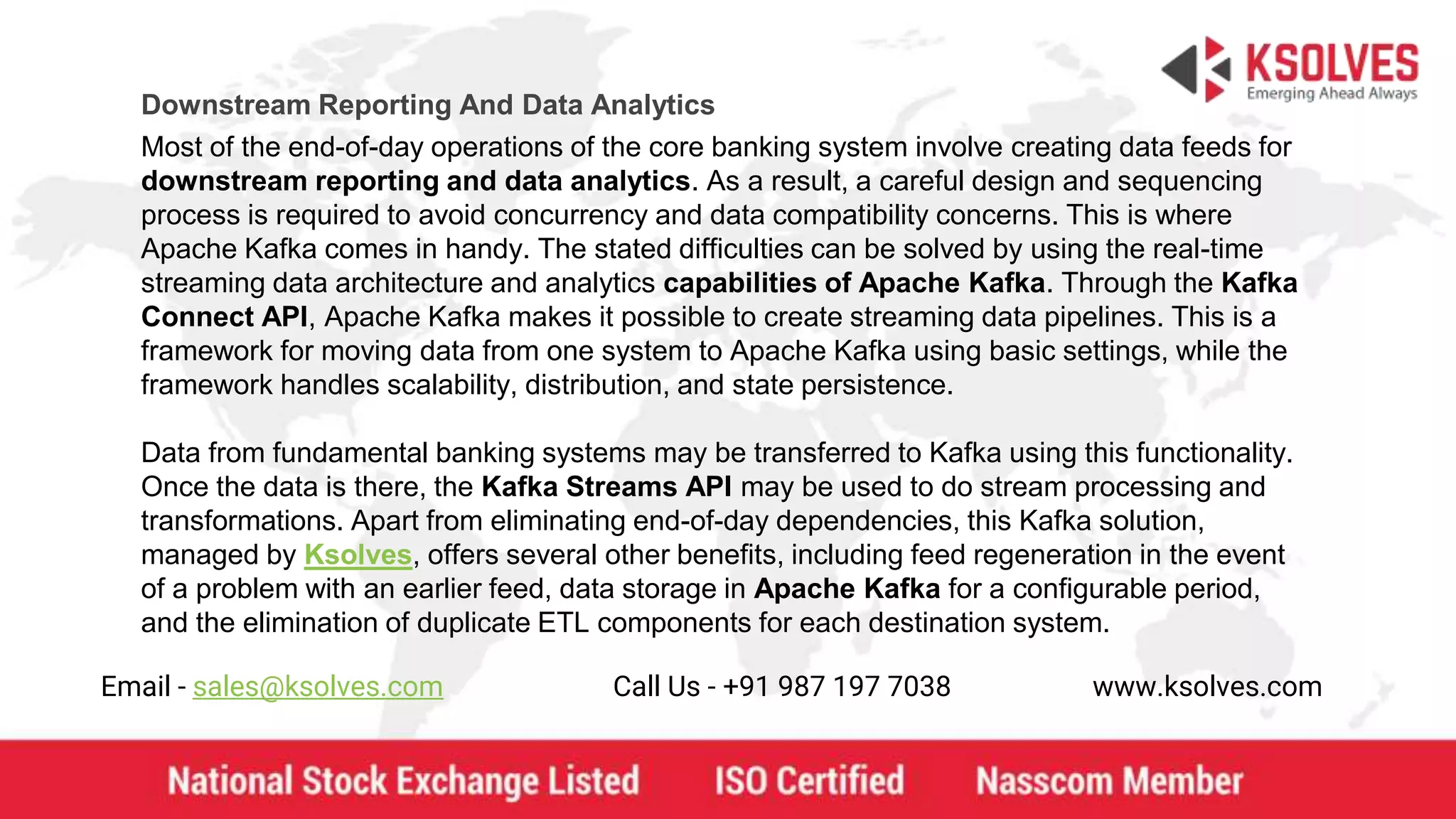 Apache kafka an ideal data streaming solution for your bank | PPT