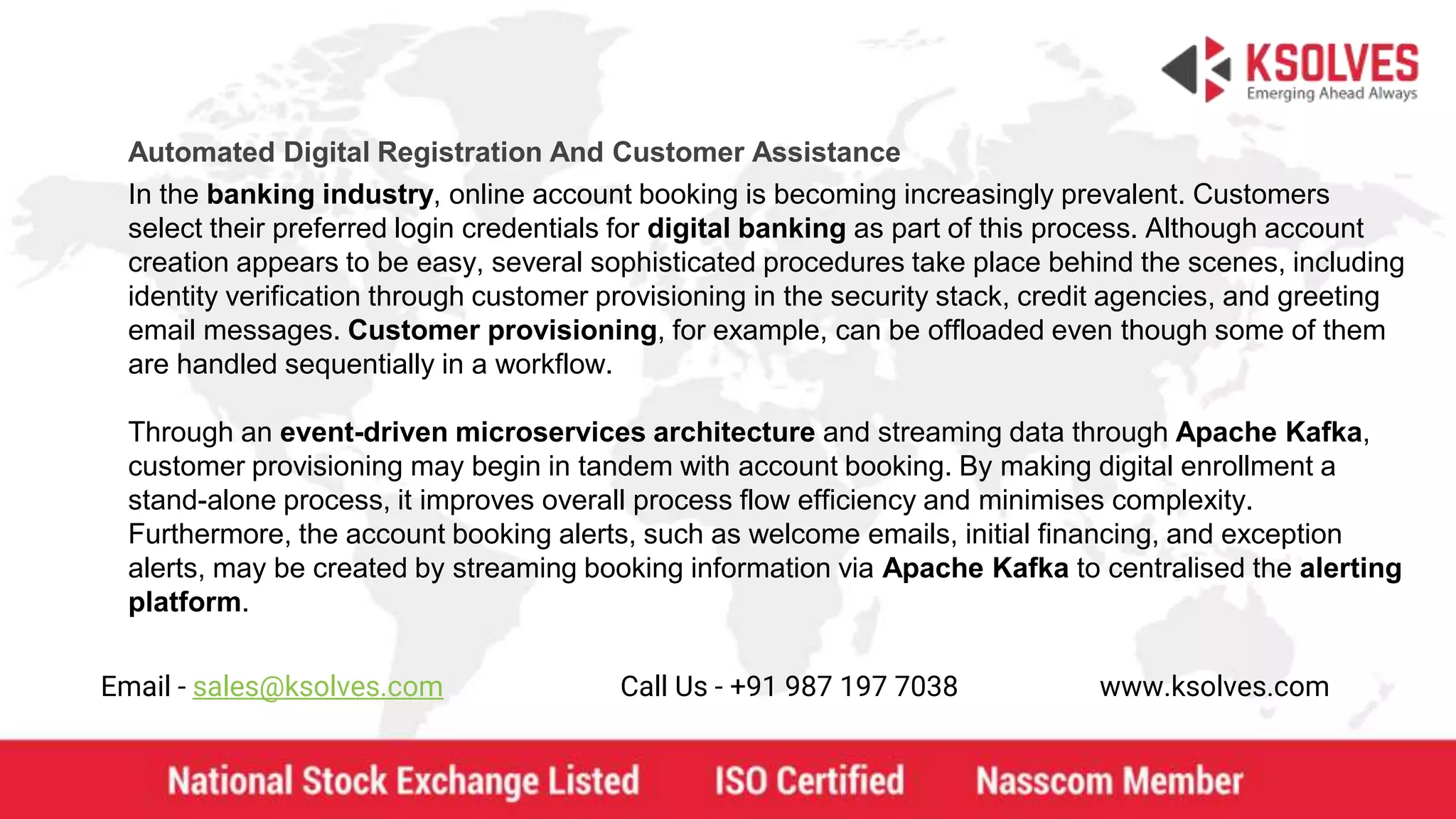 Apache kafka an ideal data streaming solution for your bank | PPT