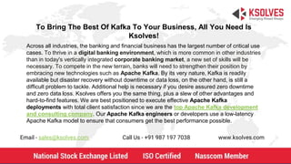 Apache kafka an ideal data streaming solution for your bank | PPT