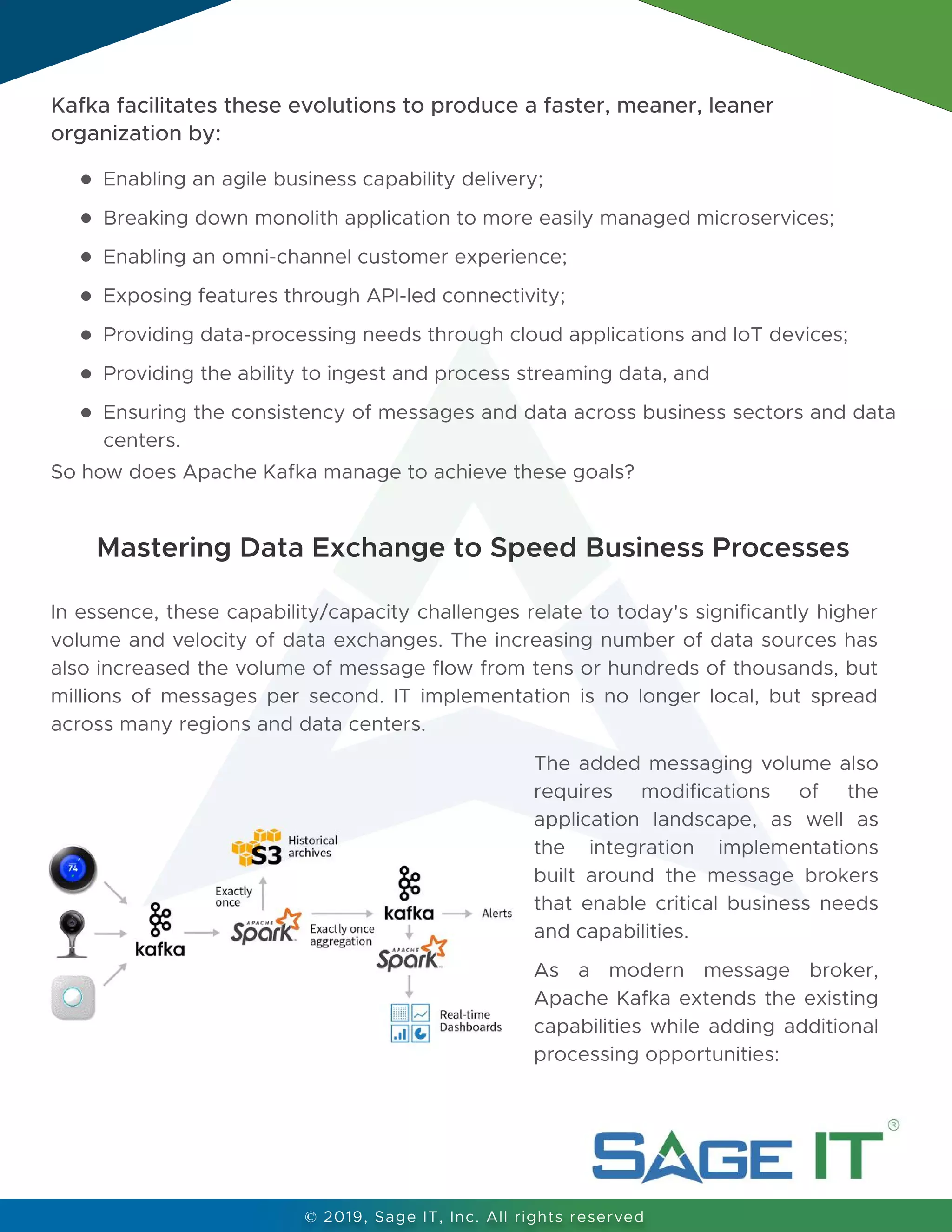 Apache Kafka capabilities compared to other message brokers | PDF