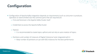 Apache Kafka event streams with processes and decisions | PPT