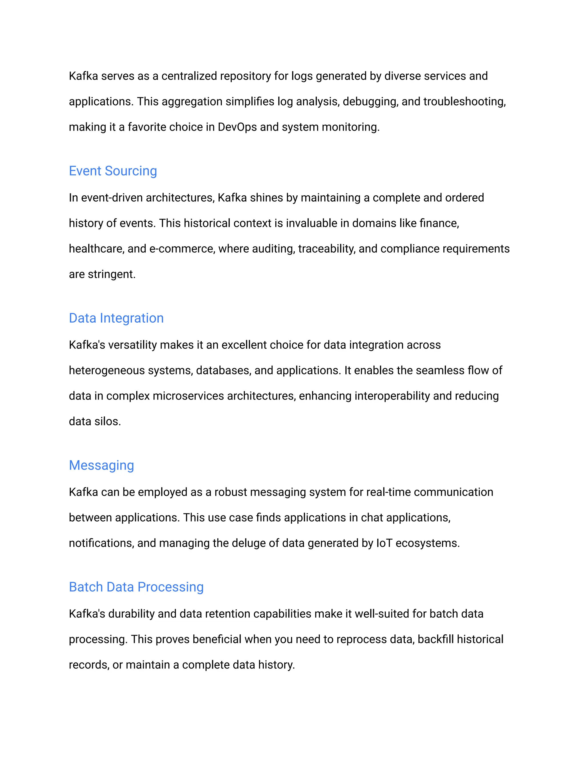 Apache Kafka Use Cases When To Use It When Not To Usepdf