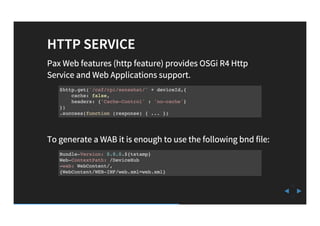 Apache Karaf, the crossroad of IoT and Java - Matteo Rulli | PDF