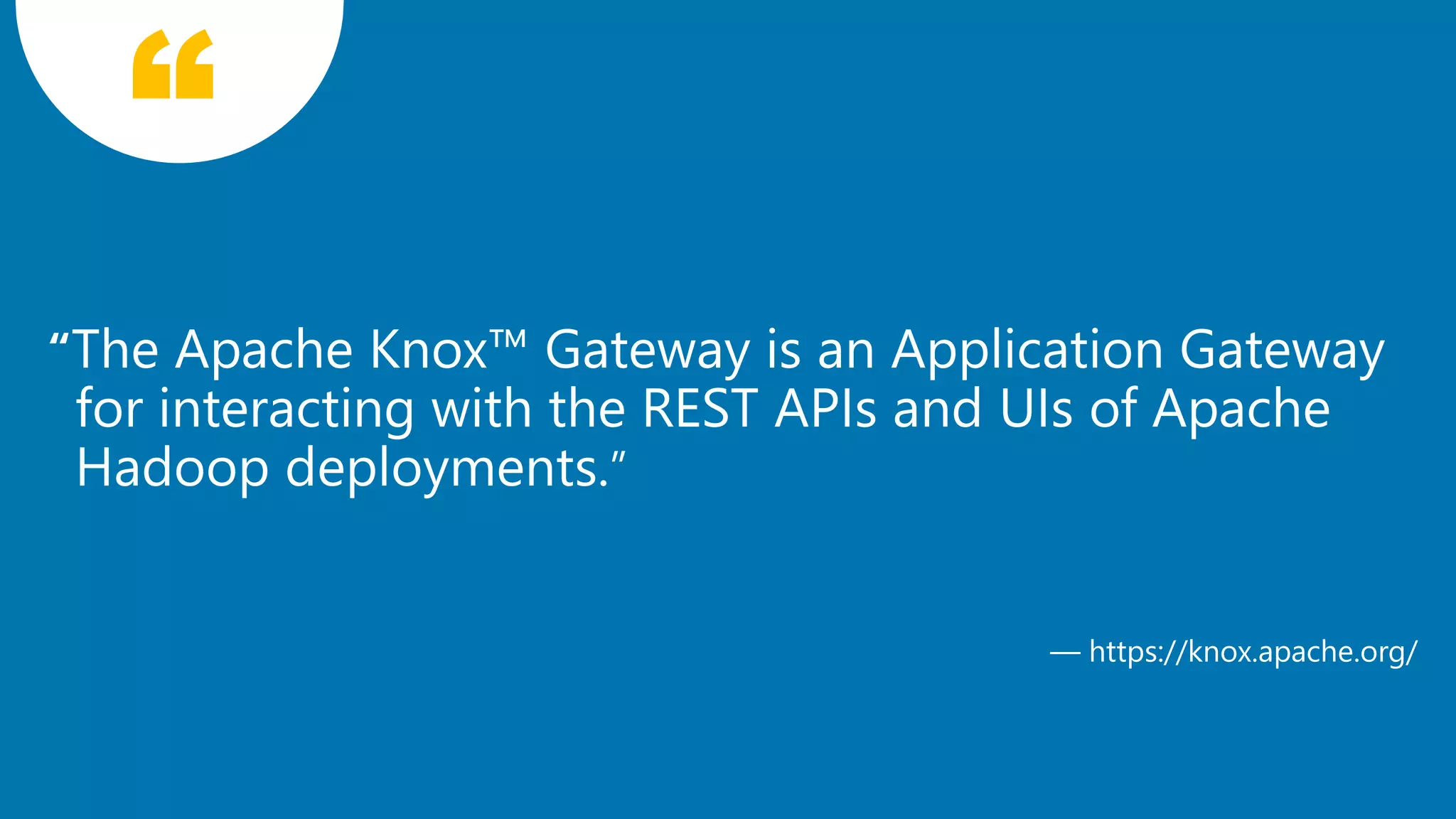 Apache Knox setup and hive and hdfs Access using KNOX | PPTX