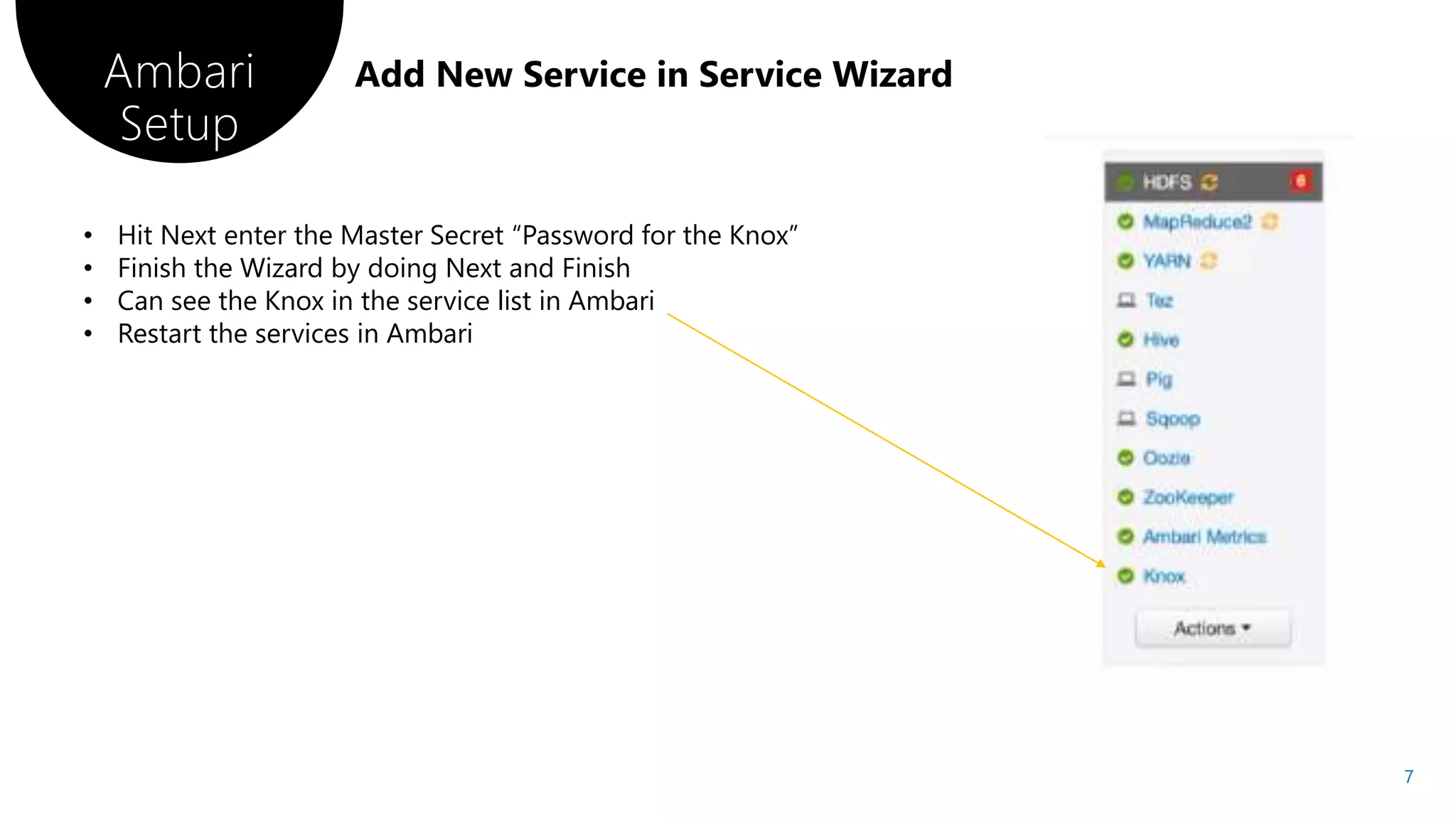 Apache Knox setup and hive and hdfs Access using KNOX | PPTX