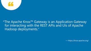 Apache Knox setup and hive and hdfs Access using KNOX | PPTX