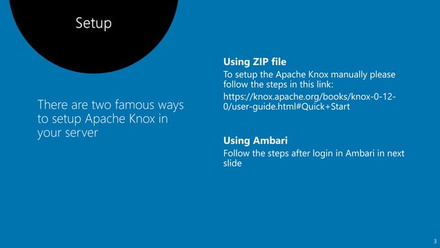 Apache Knox setup and hive and hdfs Access using KNOX | PPTX