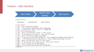 Apache Kylin 1.5 Updates | PPT