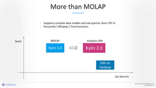 Apache kylin 2.0: from classic olap to real-time data warehouse | PPTX