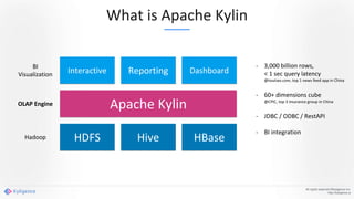 Apache kylin 2.0: from classic olap to real-time data warehouse | PPTX