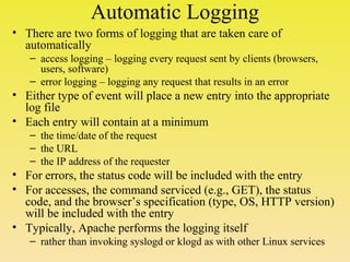 Apache logs monitoring | PPT