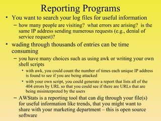 Apache logs monitoring | PPT
