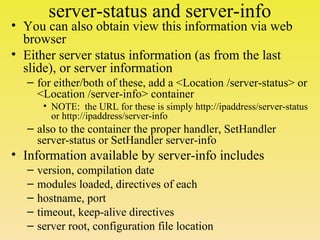 Apache logs monitoring | PPT