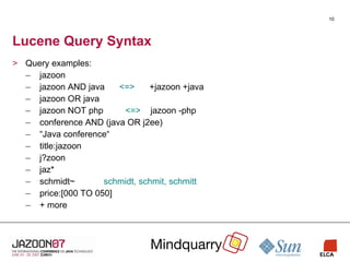 Apache Lucene Searching The Web | PPT | Search | Internet