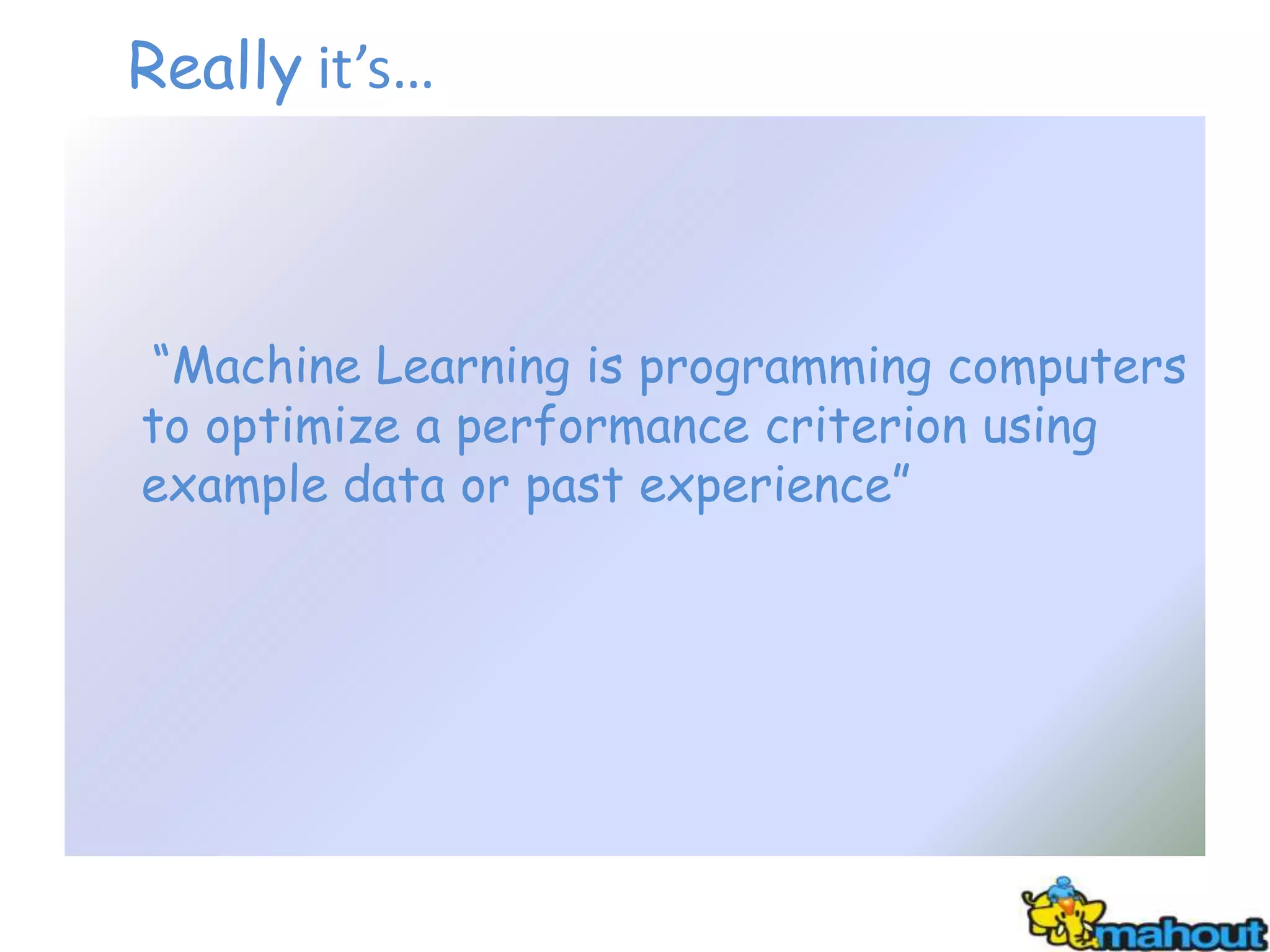 Apache Mahout | PPTX